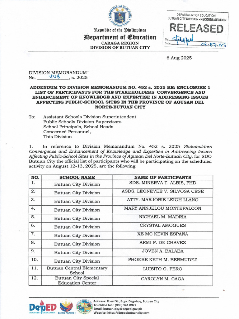 Divmemo#468s2025-Addendum to Division Memorandum No. 452 s.2025 Re ...