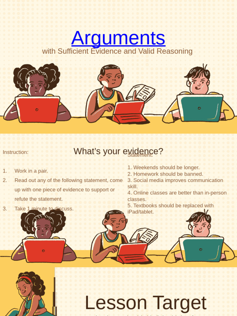 Crafting Effective Arguments and Claims | PDF | Argument | Reason