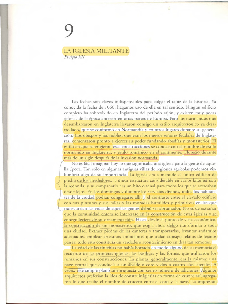 Gombrich - La Historia Del Arte - Estilo Gotico | PDF | Iglesia (edificio) | Bóveda (Arquitectura)