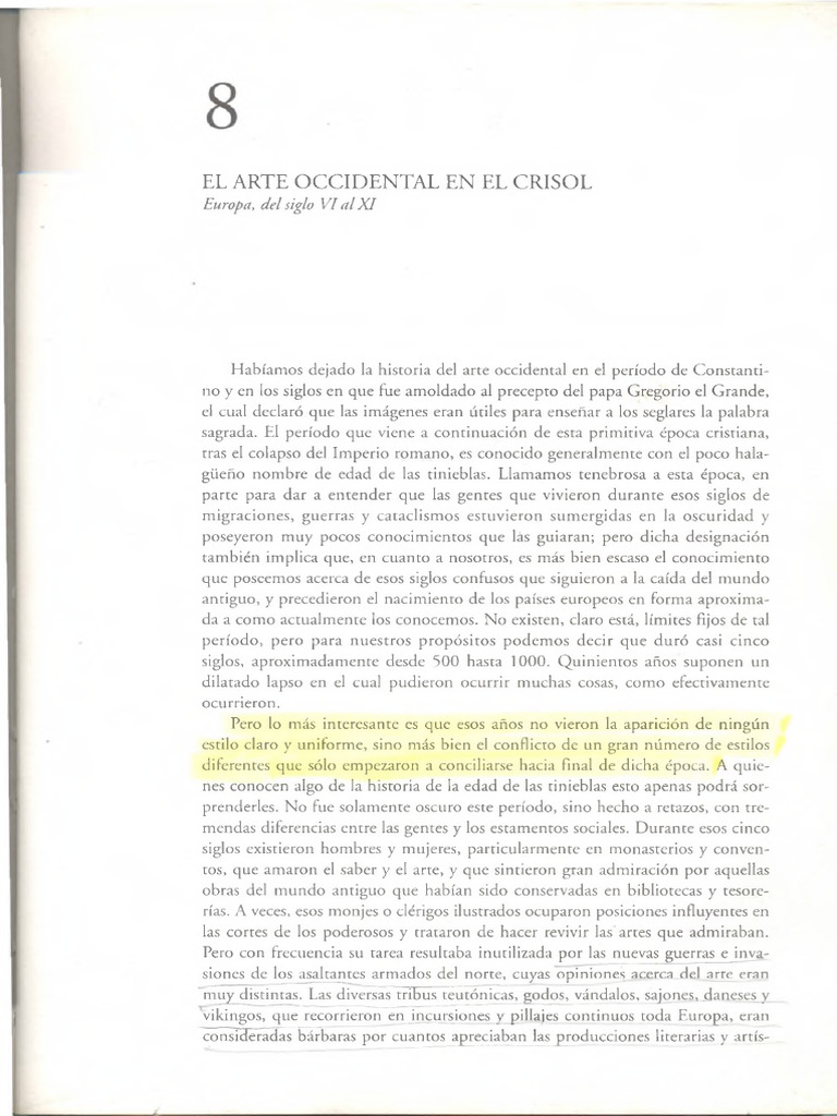 Gombrich - La Historia Del Arte - Románico | PDF | Tapiz | Edades medias