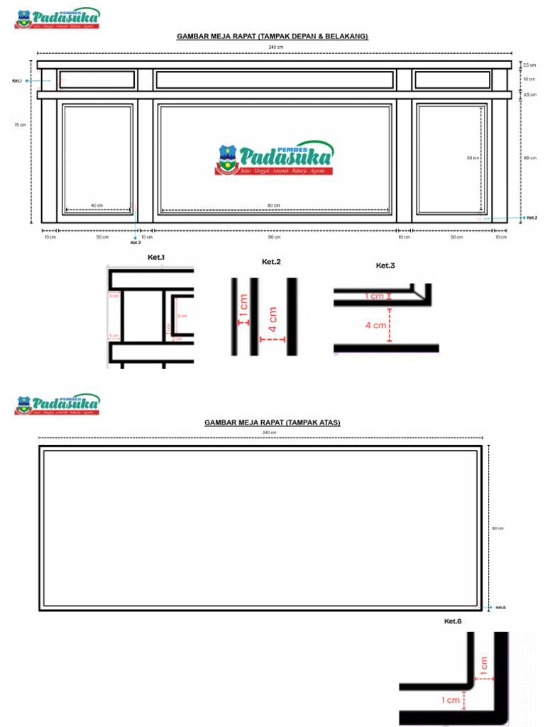 Gambar Ded Meja Aula | PDF