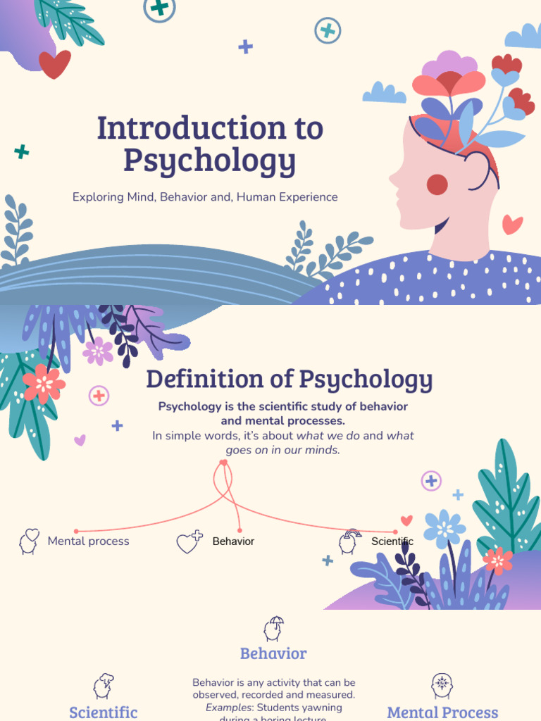 Introduction to Psychology Basics | PDF | Psychology | Mind