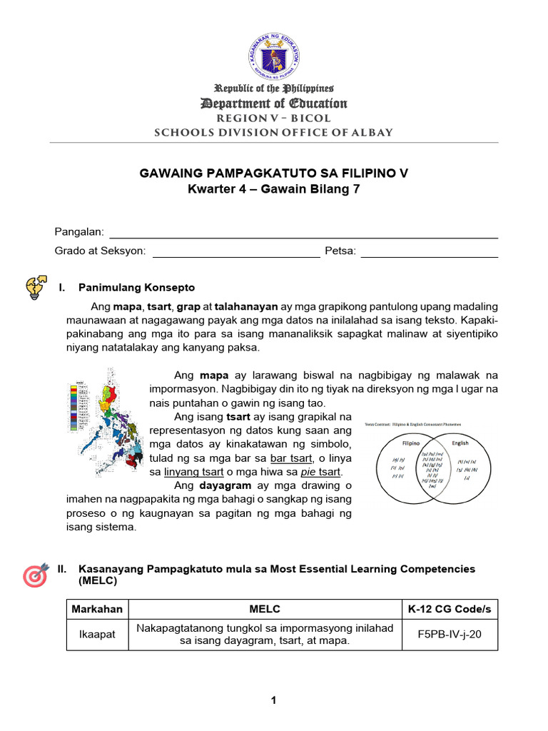 Filipino 5 Q4 LAS 7 | PDF