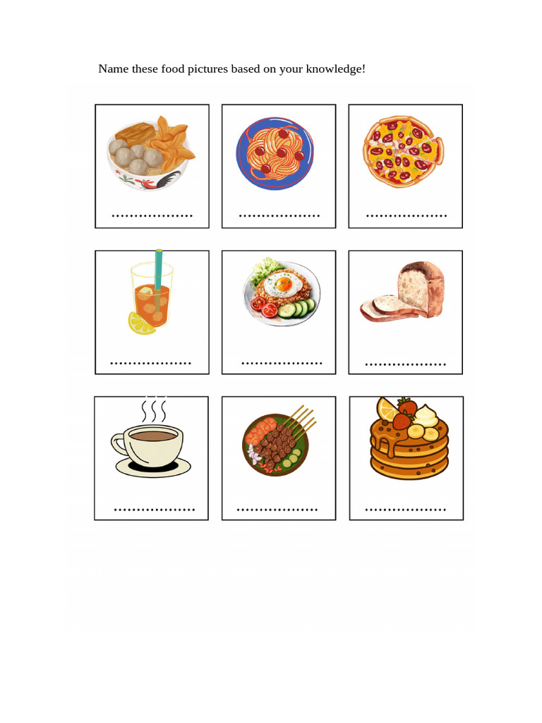 My Favorite Foods and Dishes Explained | PDF