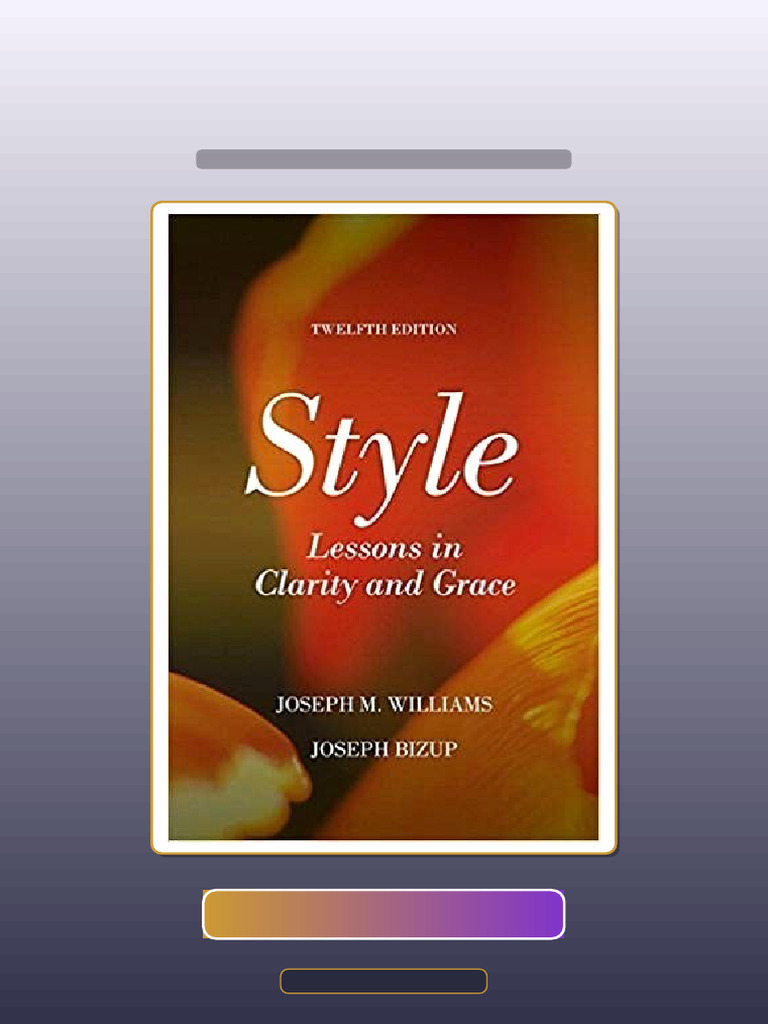 Authorized Style Lessons in Clarity and Grace 12th Edition | PDF ...