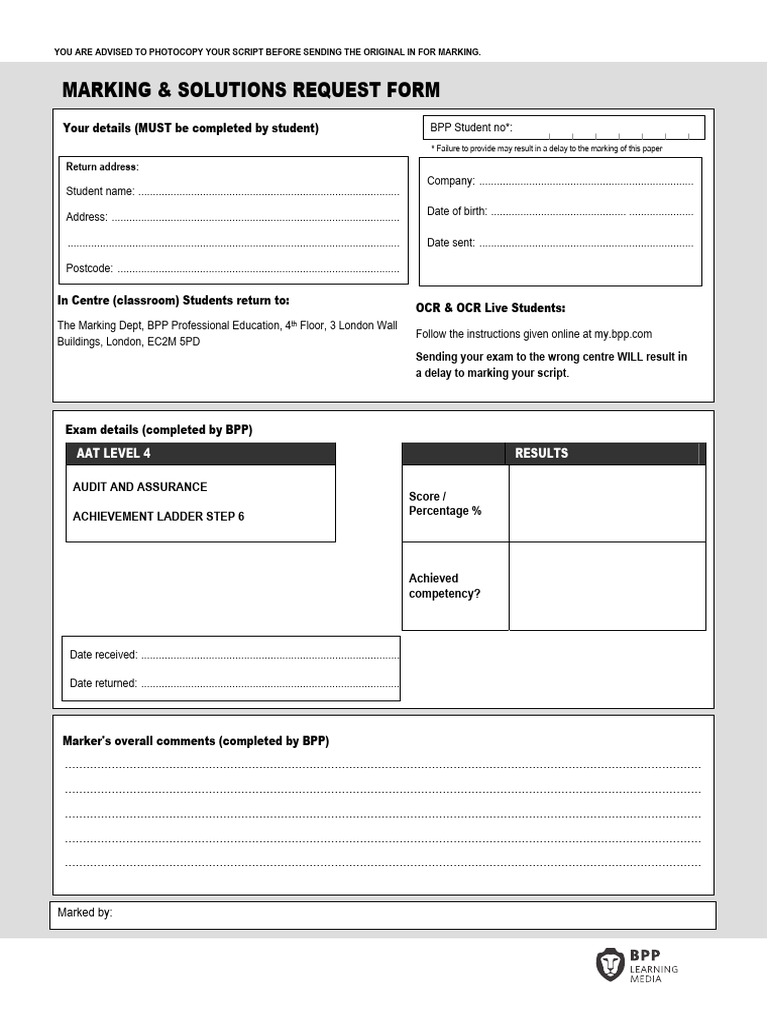 L4 AAT Audit and Assurance (AUDT) Step 6 Qs | PDF | Audit | Internal ...