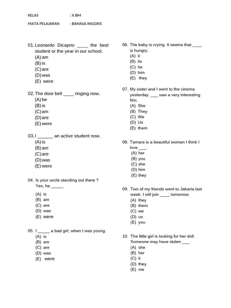 Eng X BM | PDF