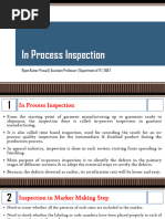 Garment Inline Inspection Report Guide | PDF | Sewing | Gauge (Knitting)