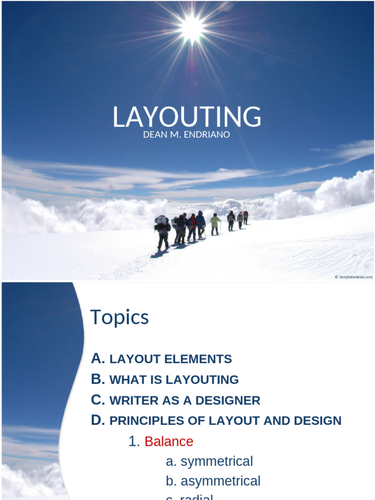 Layouting - Dean Version | PDF | Asymmetry | Page Layout