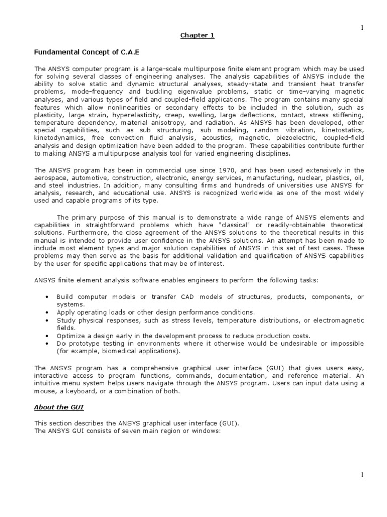 Ansys Manual | PDF | Buckling | Structural Analysis