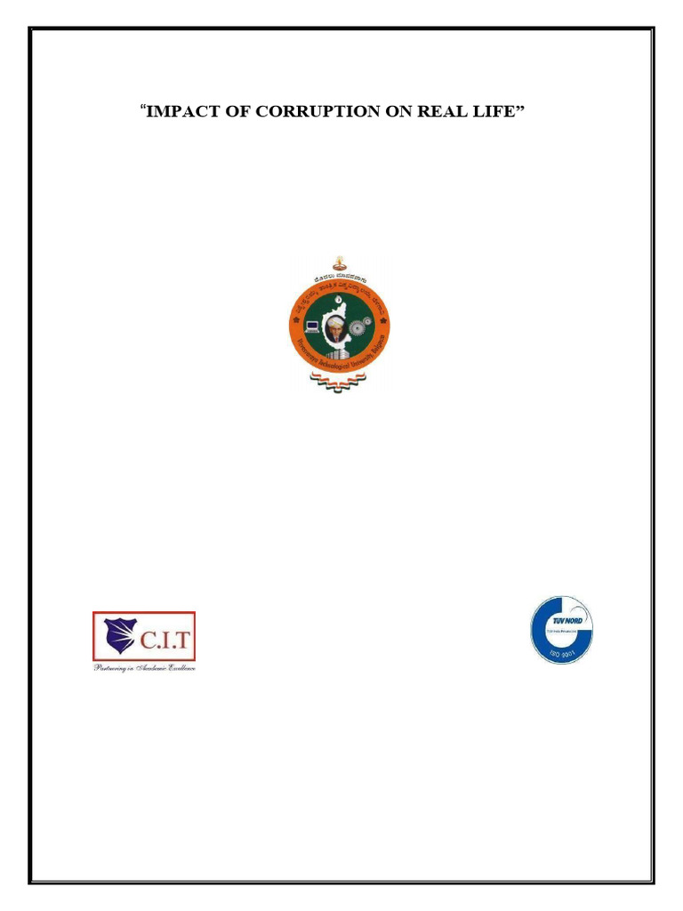 Corruption's Real-Life Impact Analysis | PDF | Corruption | Bribery