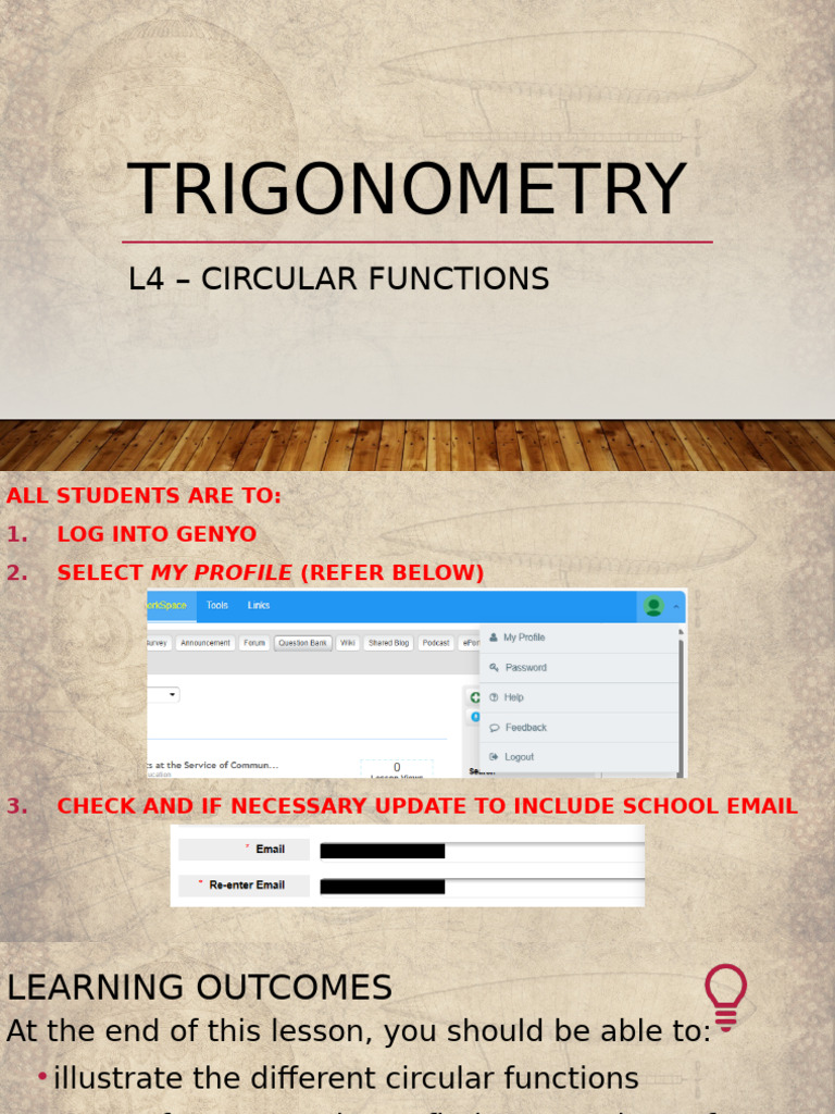 Understanding Circular Functions in Trigonometry | PDF | Trigonometric ...