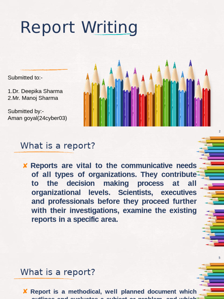Report Writing | PDF