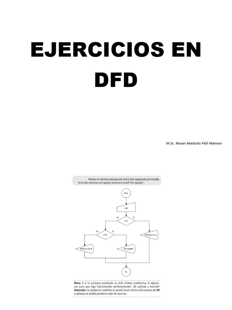 Ejercicios en DFD - 1 | PDF