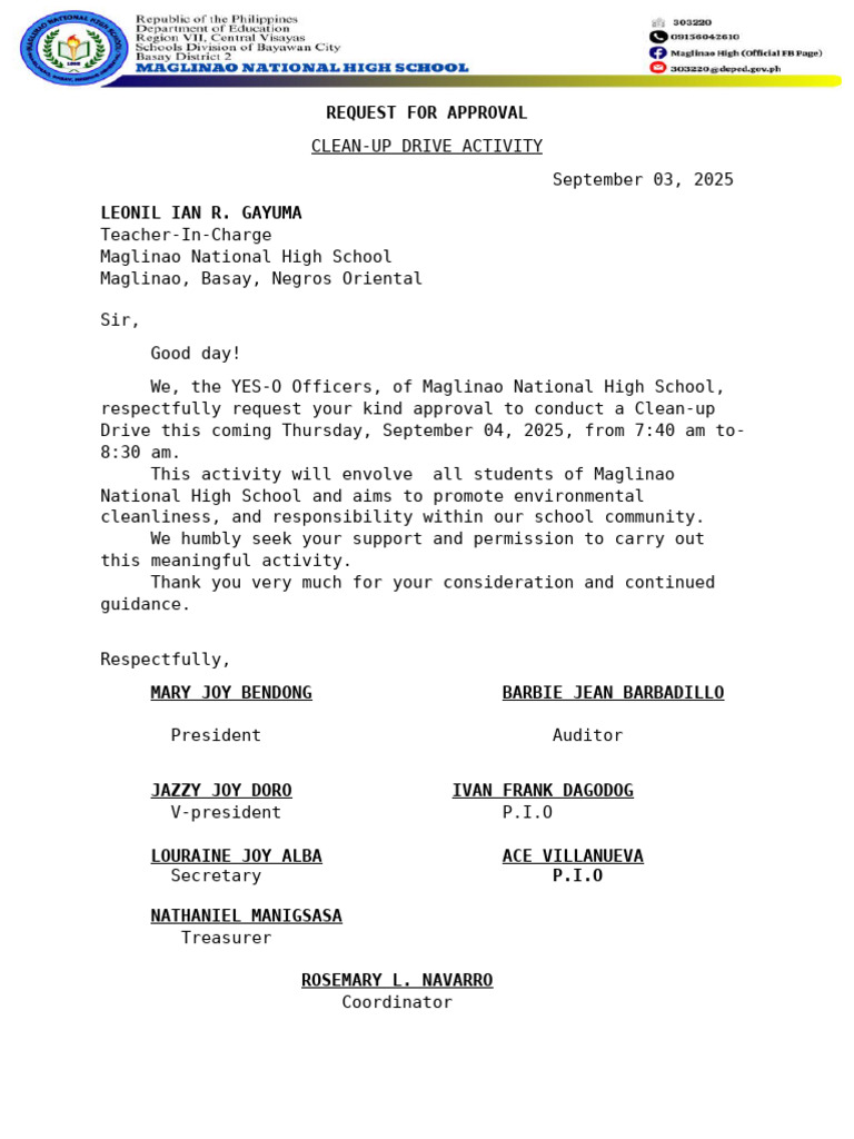 Yes o Request For Approval | PDF