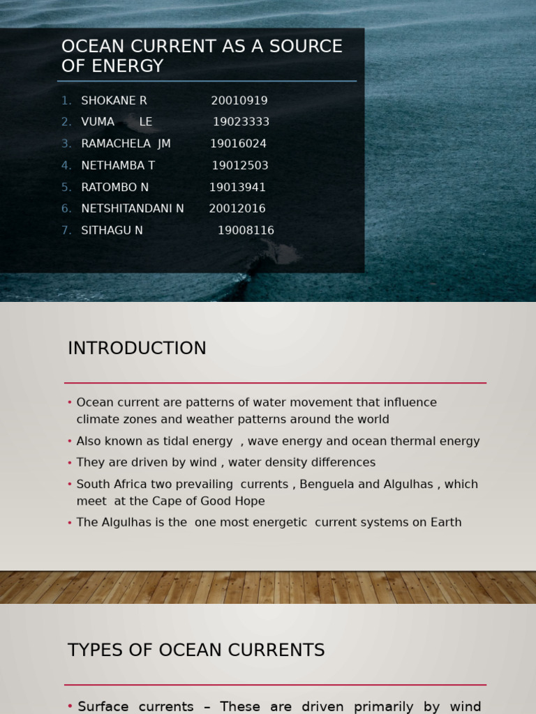 Ocean Current 2023 | PDF | Oceans | Energy Storage