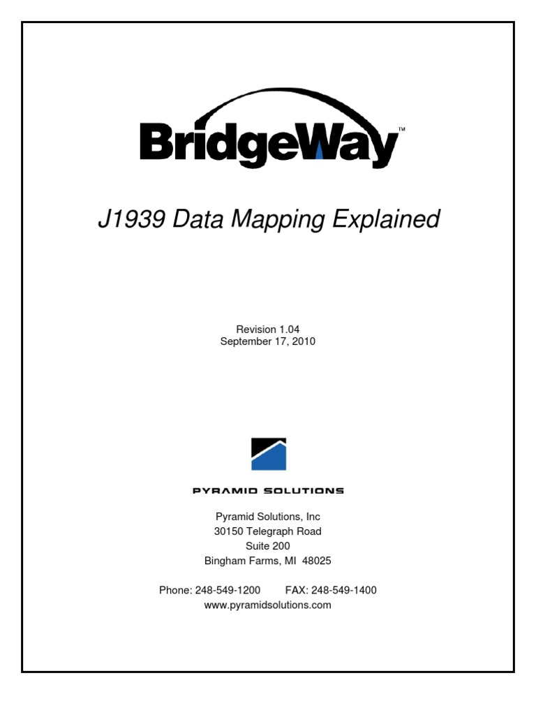 J1939 Data Mapping Explained | PDF | String (Computer Science) | Parameter (Computer Programming)