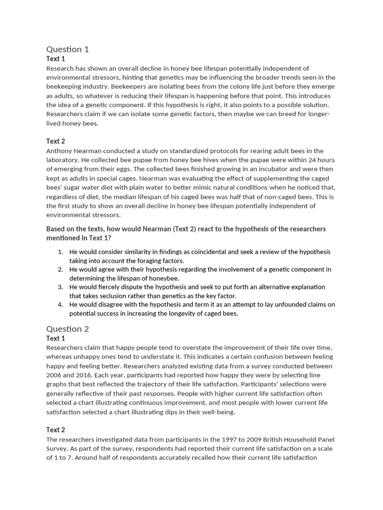 Cross Text Connections - WS1 | PDF | Ultraviolet | Stoma