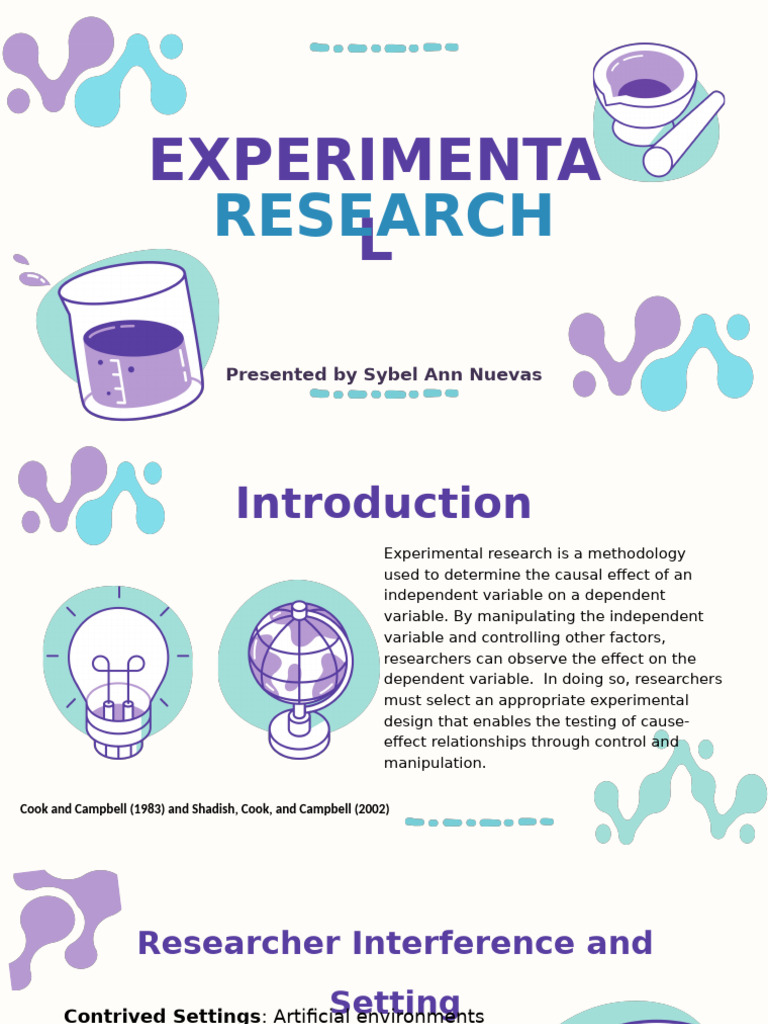 Experimental Research Report | PDF | Experiment | Methodology