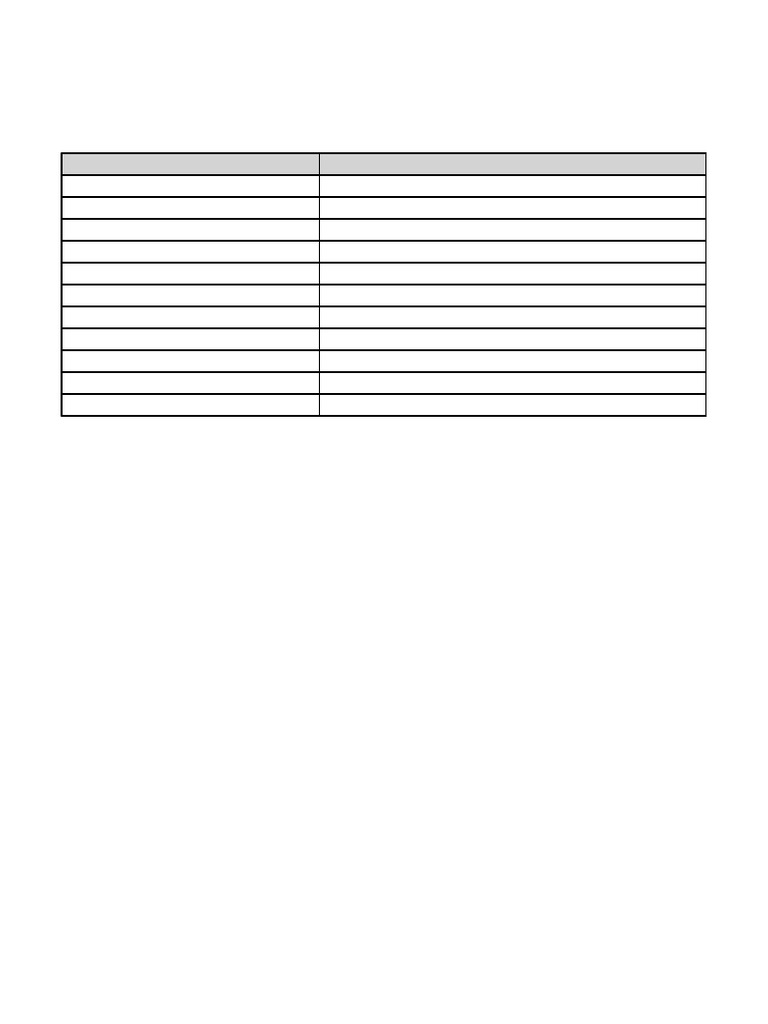 Personal Record Template | PDF