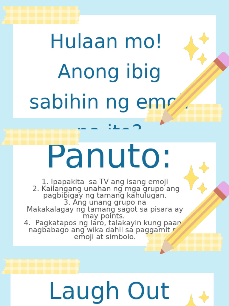 Filipino Activity | PDF