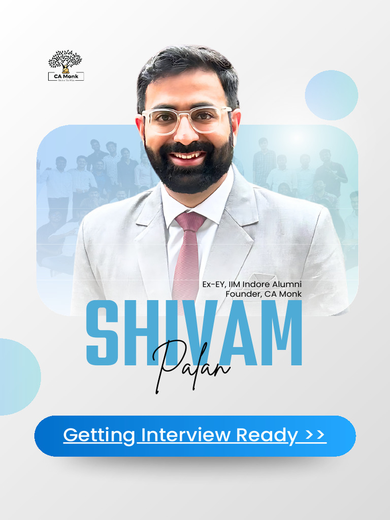 GIR Workshop for Sep'25 CAs. All in one Interview Prep by CA Monk | PDF | Business