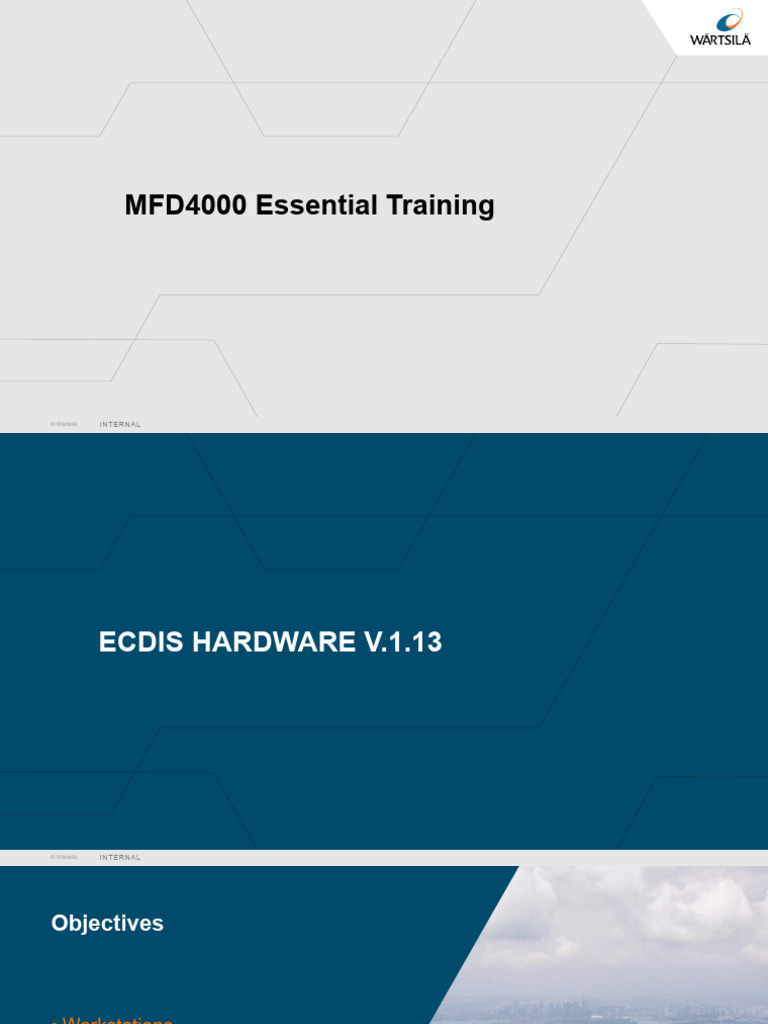 01.00 MFD4000 V 1 - 13 ECDIS Hardware | PDF | Direct Current | Power Supply