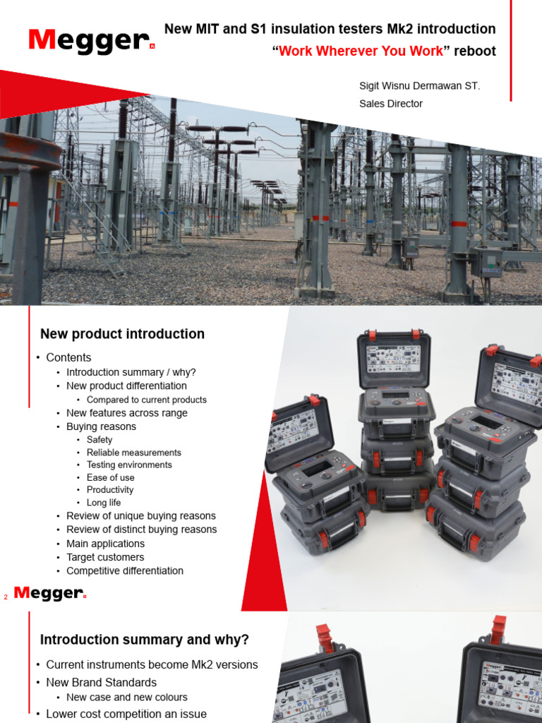 Megger MIT S1 Mk2 Internal Launch | PDF | Transformer | Insulator ...