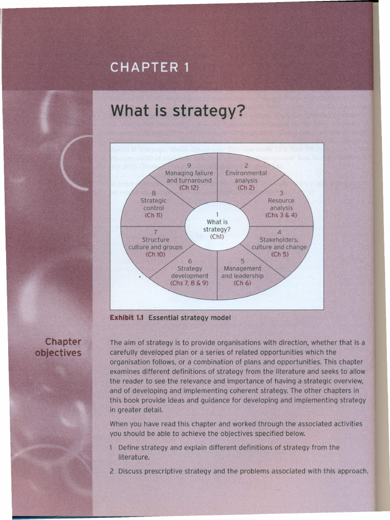 Chapter 1 What Is Strategy | PDF