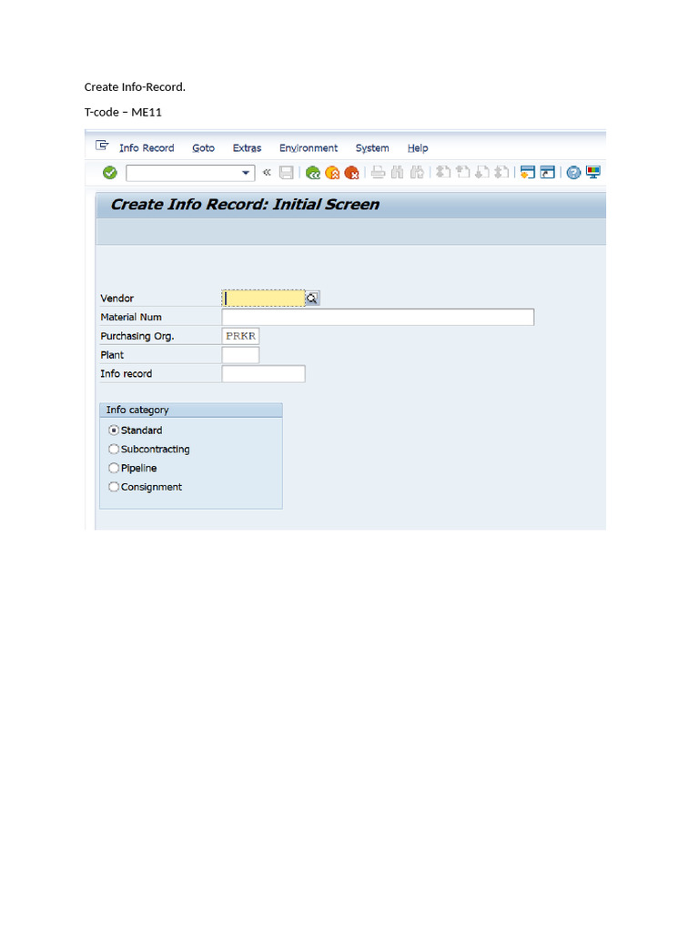 Create Info - Record | PDF