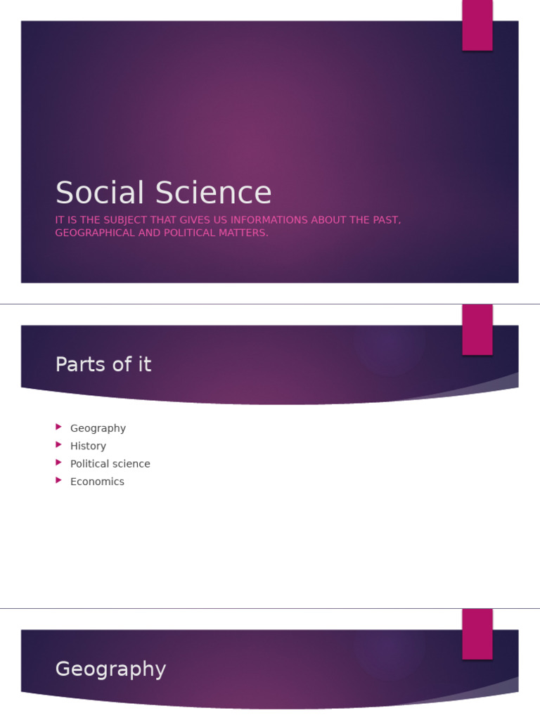 Social Science PPT 1 | PDF