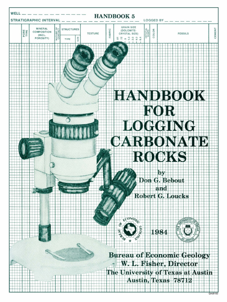 Handbook For Logging Carbonate Rocks | PDF | Petrology | Sedimentology