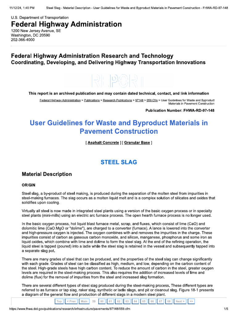 USA Federal Highway Standards | PDF