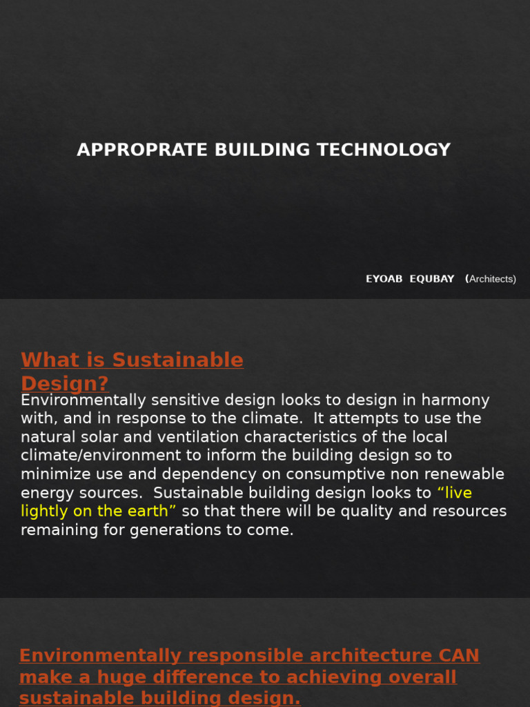 Sustainable Building Design Principles | PDF | Green Building ...