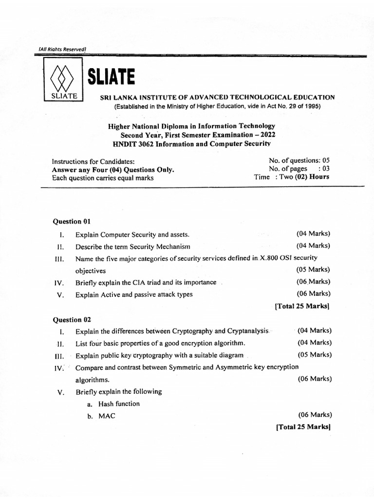 Computer Security | PDF