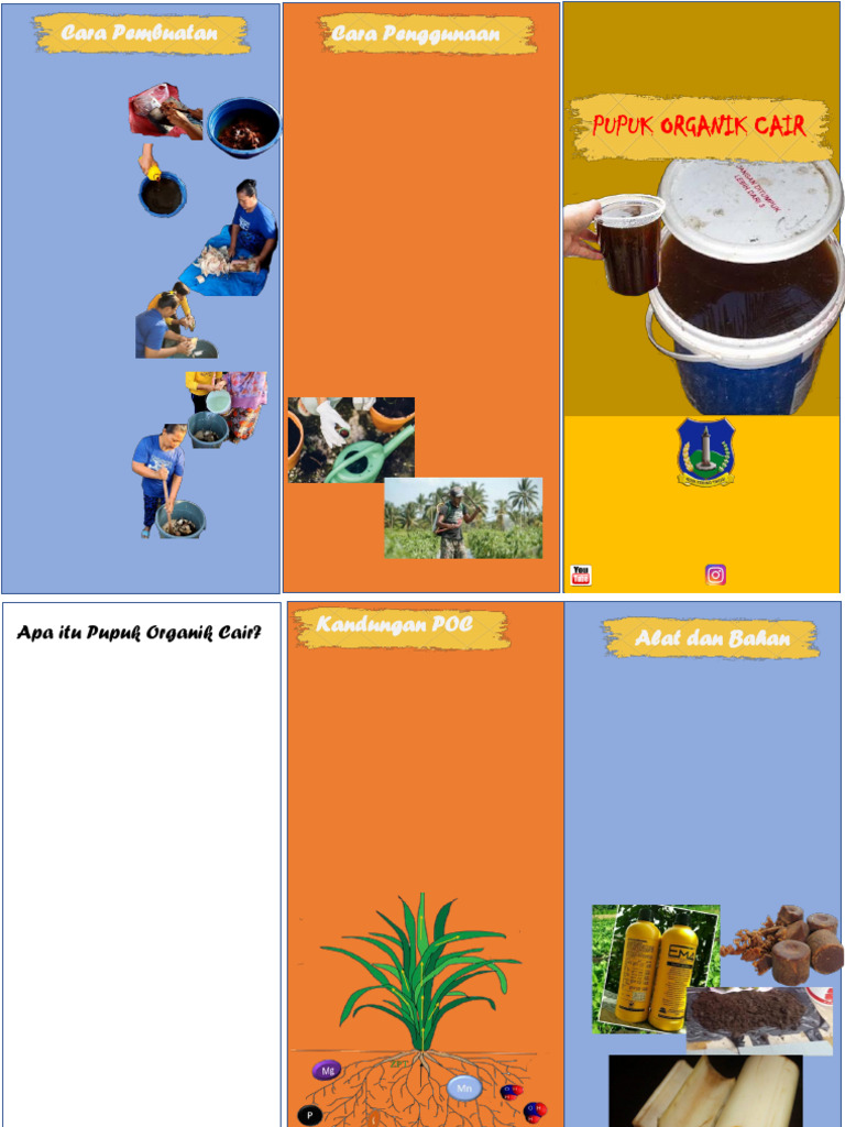 Cara Membuat Pupuk Organik Cair POC | PDF
