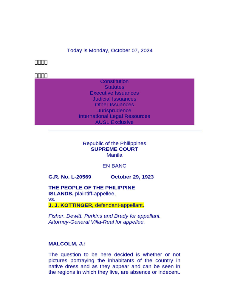 Philippine Obscenity Case Analysis | PDF | Obscenity | Defamation