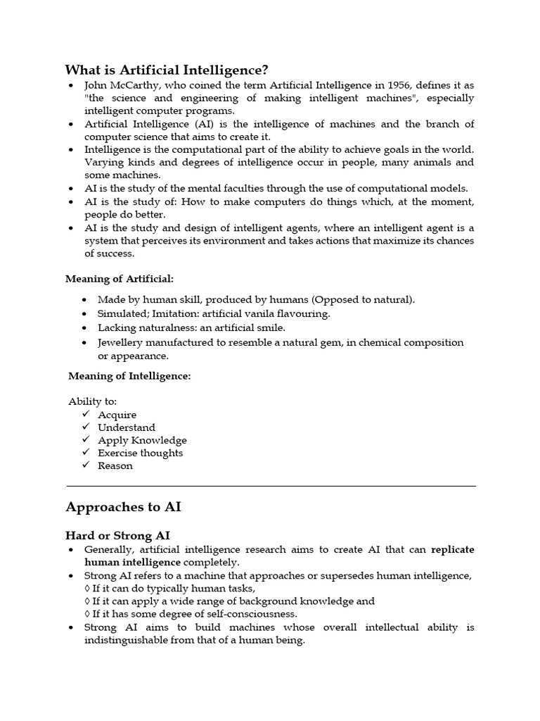 Understanding Artificial Intelligence Basics | PDF | Artificial ...