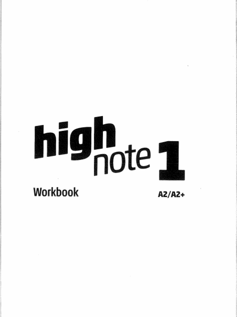 H 1-Workbook | PDF