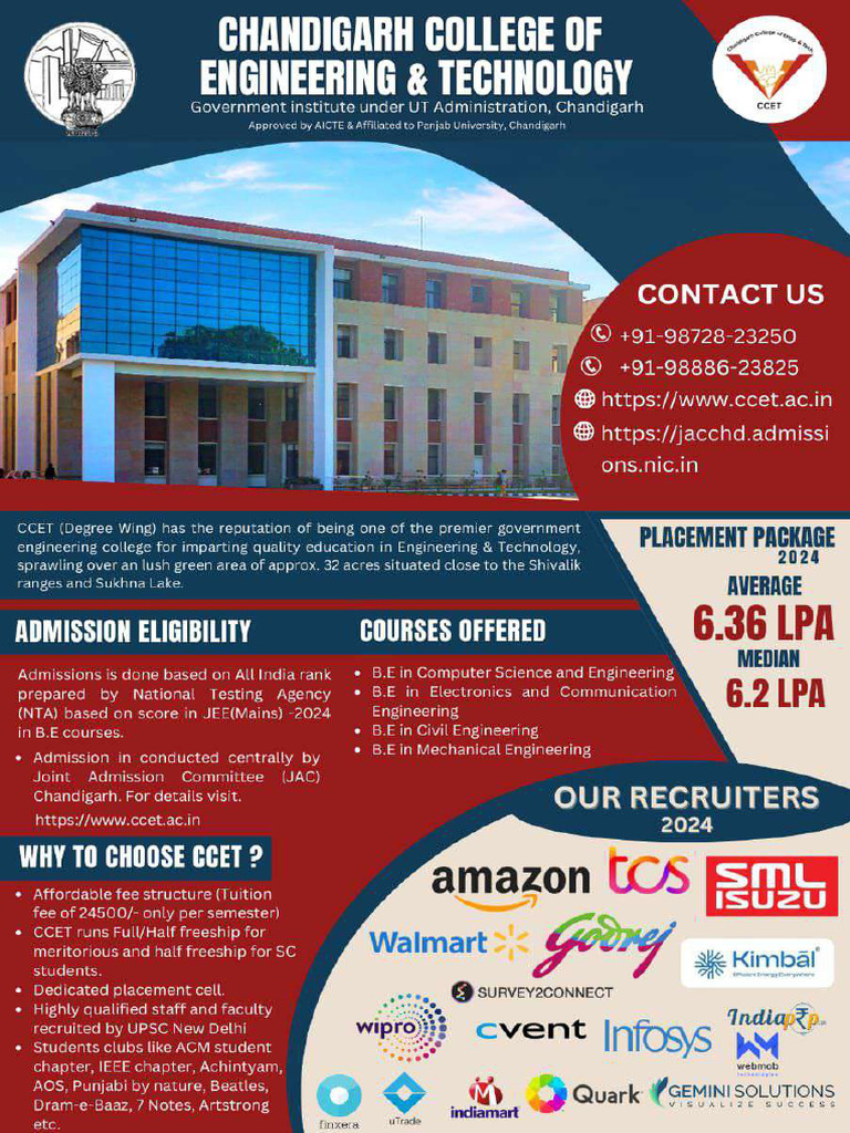 Ccet Brochure 2024 | PDF