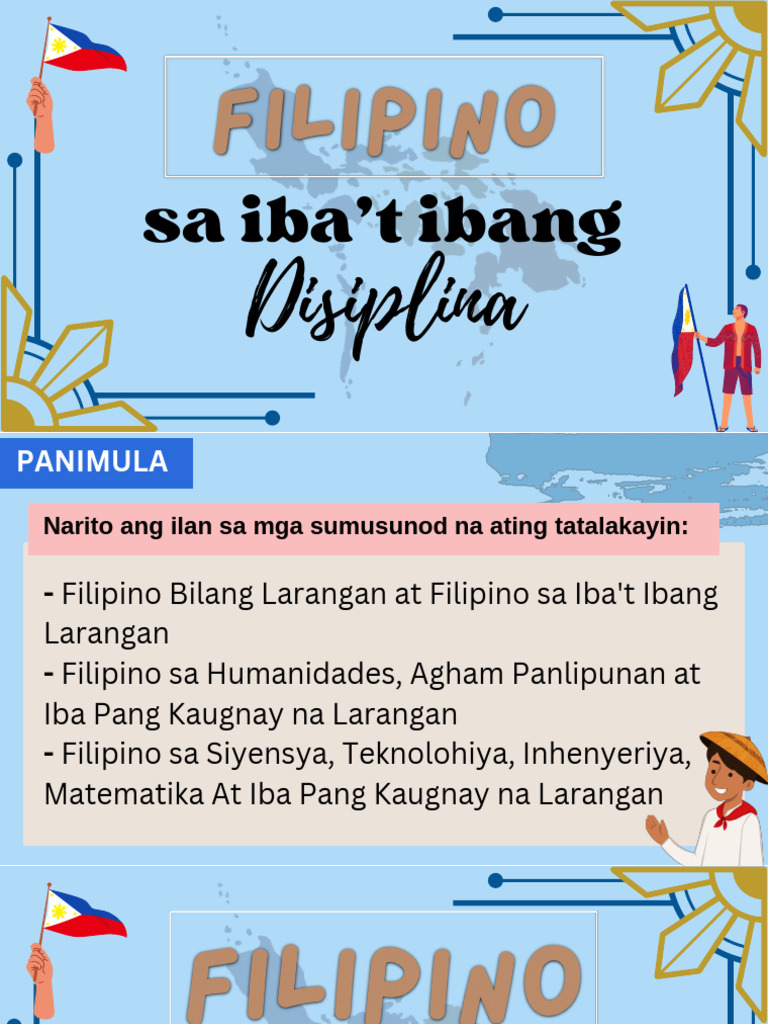 Filipino Sa Iba't Ibang Disiplina - Group1 | PDF