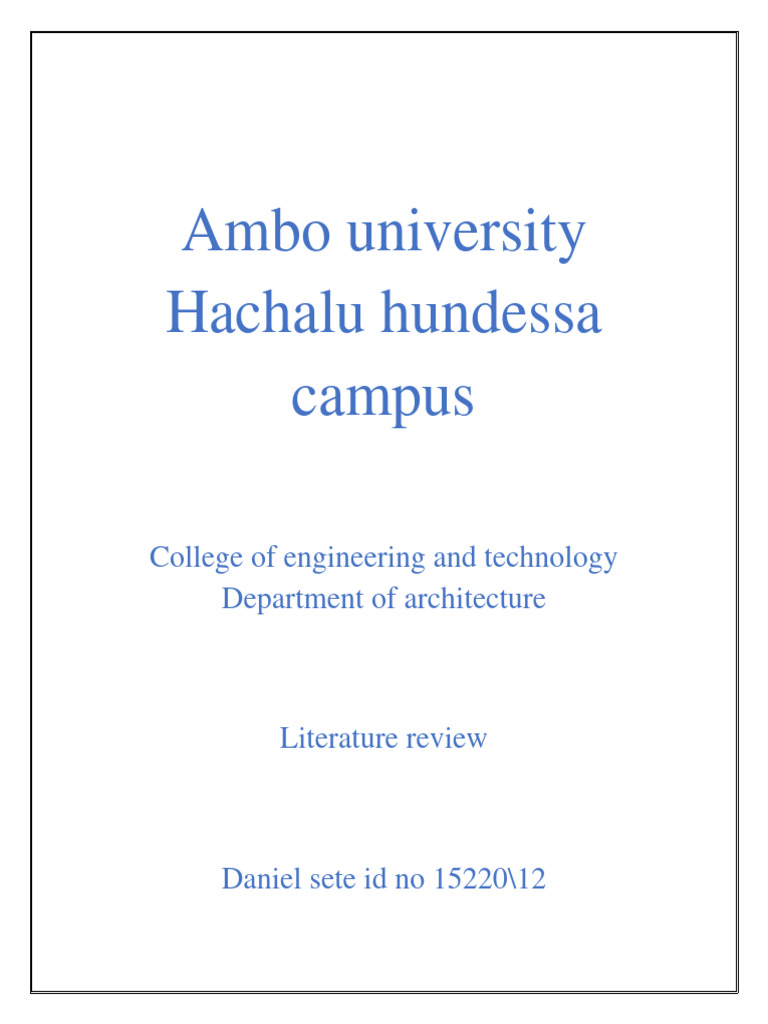 Ambo Case Study - Residential | PDF | Building Code | Building