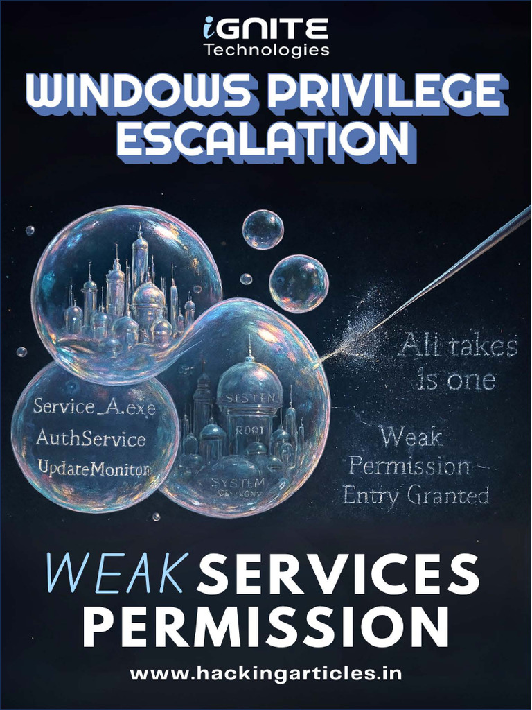 Windows Privilege Escalation Weak Services Permission 1759482601 | PDF | Windows Registry ...