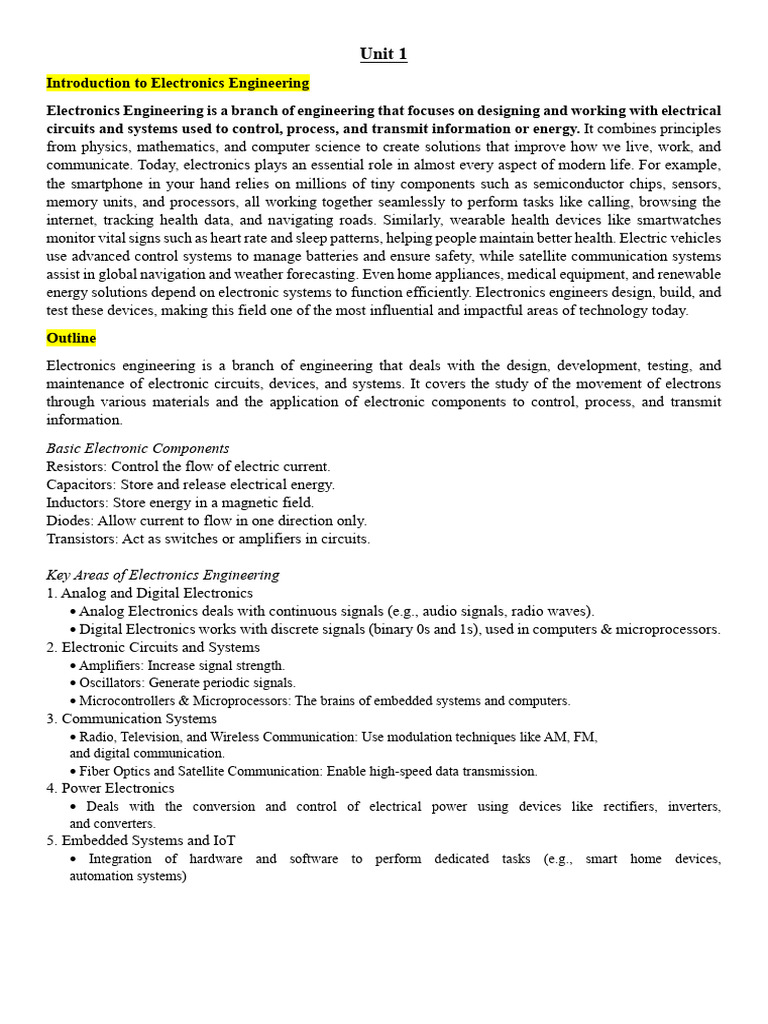 Introduction to Electronics Engineering | PDF | P–N Junction | Bipolar ...
