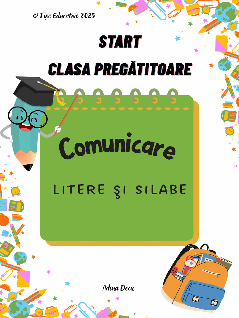 COMUNICARE Clasa Pregatitoare | PDF