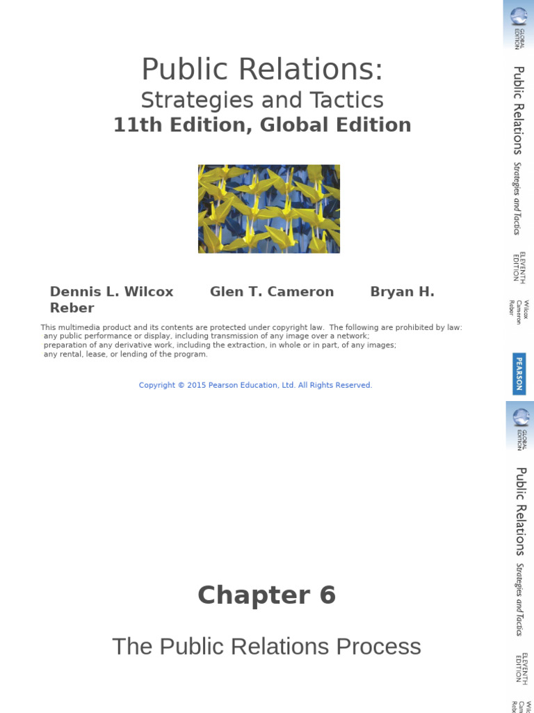 Public Relations Planning Strategies | PDF | Goal | All Rights Reserved