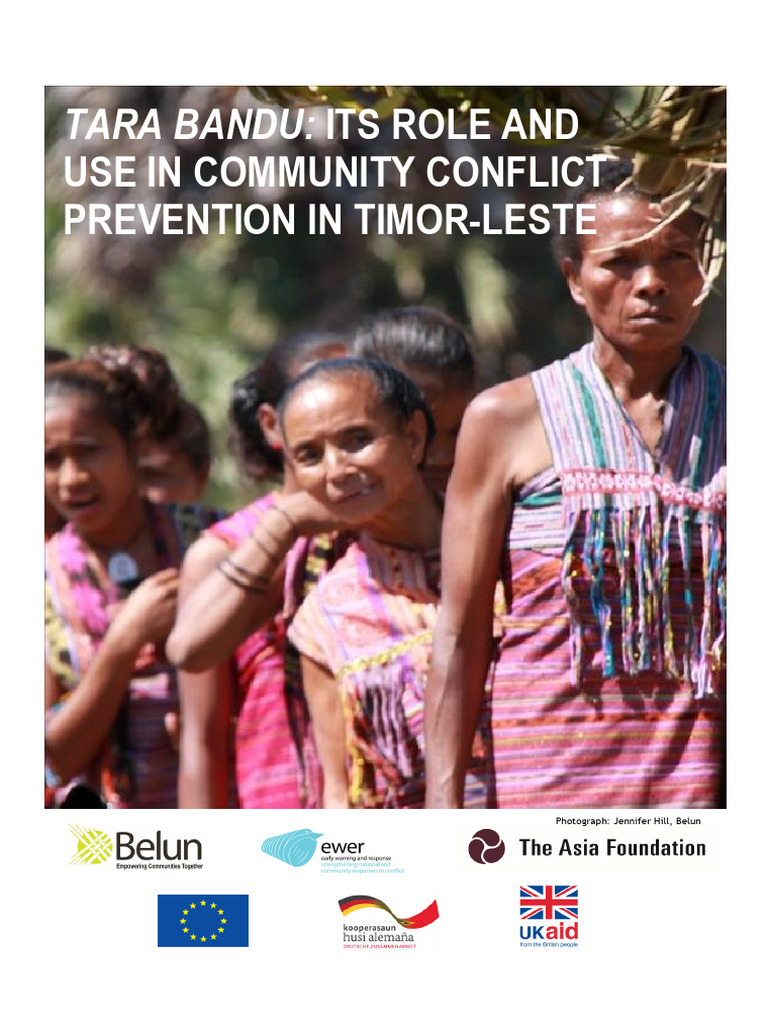 Tara Bandu: Conflict Prevention in Timor-Leste | PDF | Focus Group ...