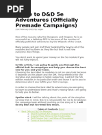 Luskan: High Captains and Landmarks | PDF | Forgotten Realms
