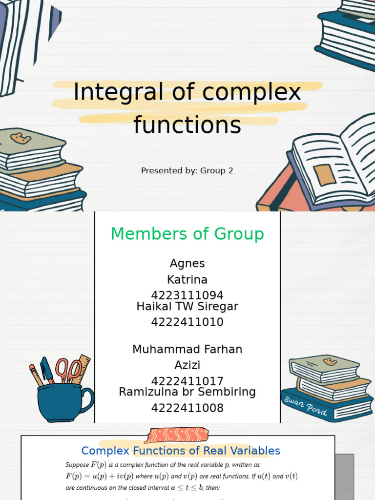 Integral of Complex Functions Guide | PDF