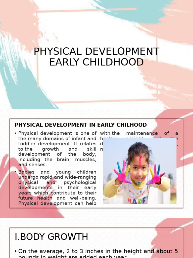 Early Childhood Physical Development Guide | PDF | Brain | Early Childhood